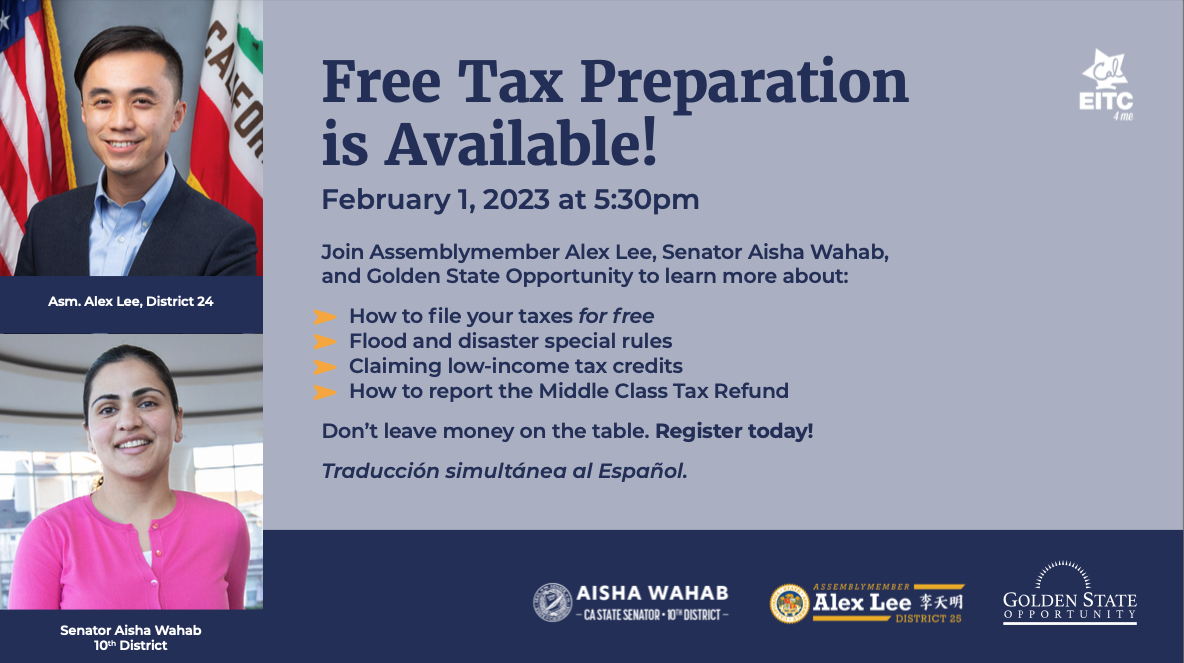 Free Tax Preparation Virtual Event | Official Website - Assemblymember ... Free Tax Preparation Virtual Event | Official Website - Assemblymember ...